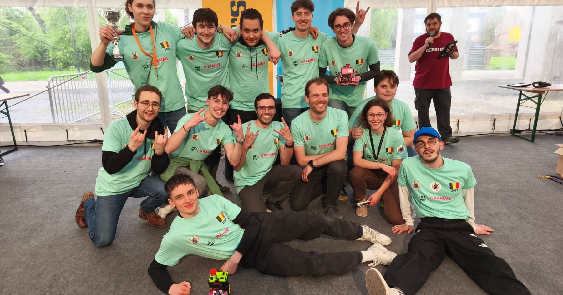Concours international Eurobot : Gramme N’Roll se distingue... — HELMo