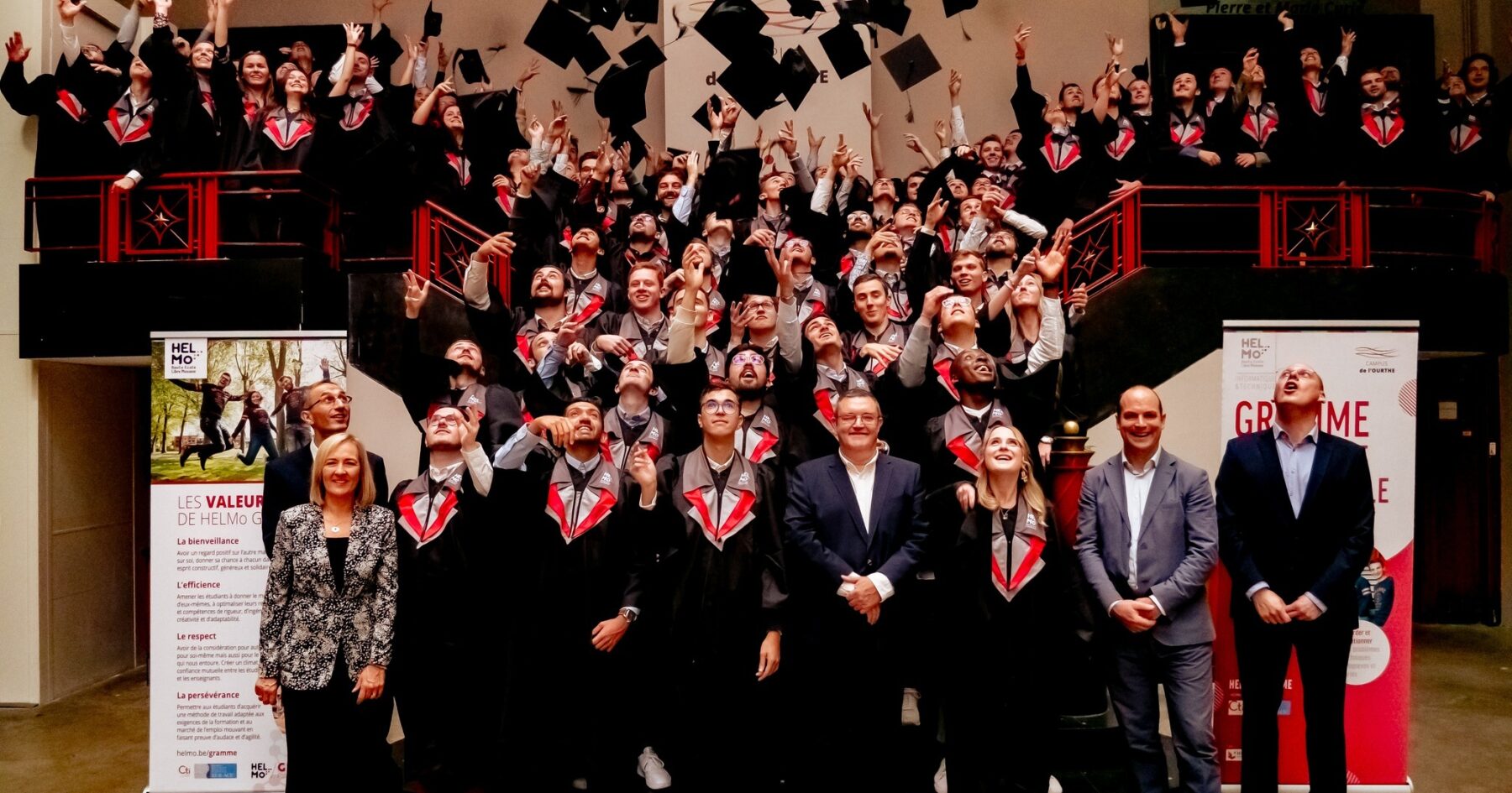 Cérémonie de remise des diplômes à HELMo Gramme — HELMo
