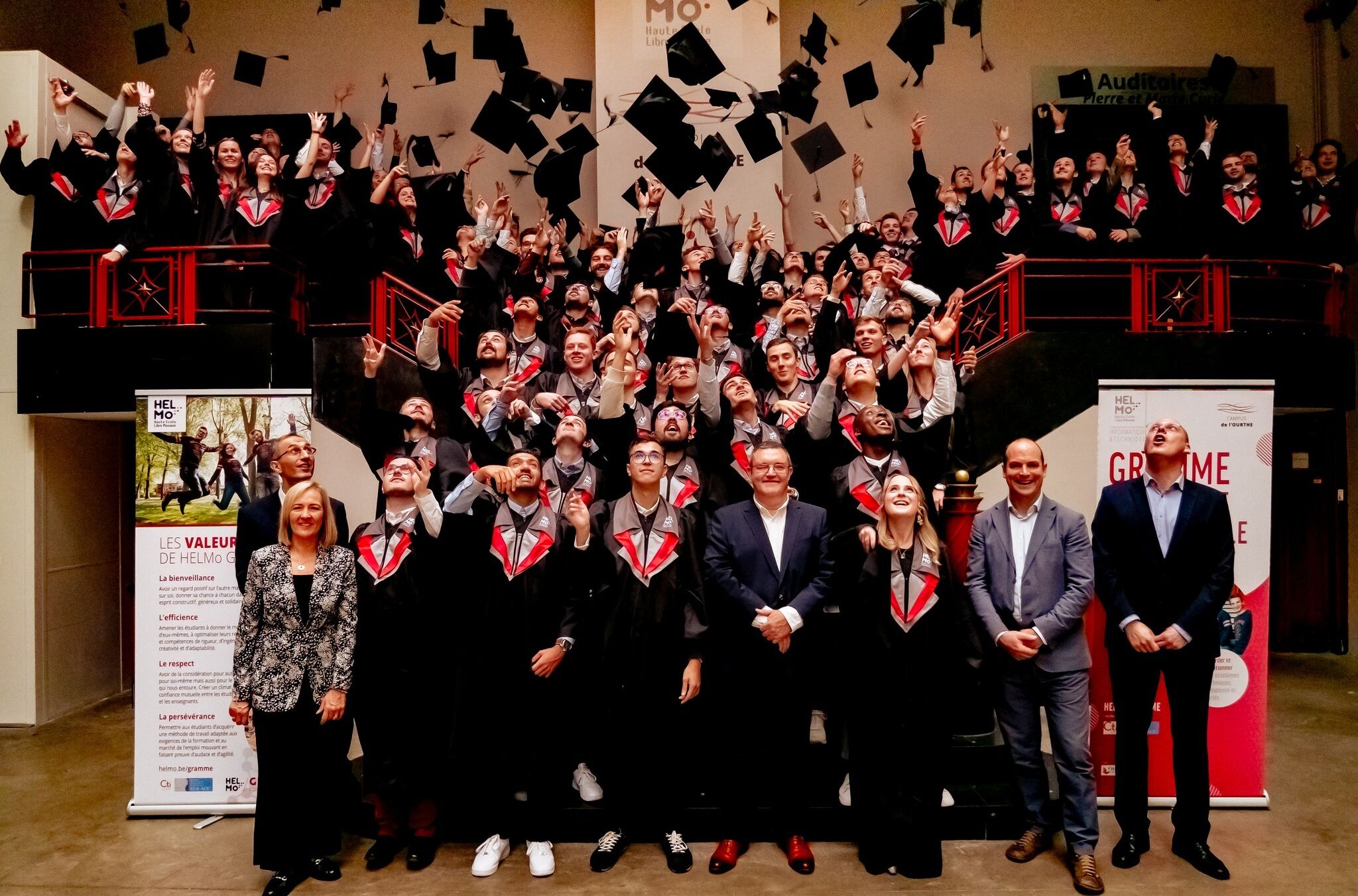 Cérémonie de remise des diplômes à HELMo Gramme — HELMo