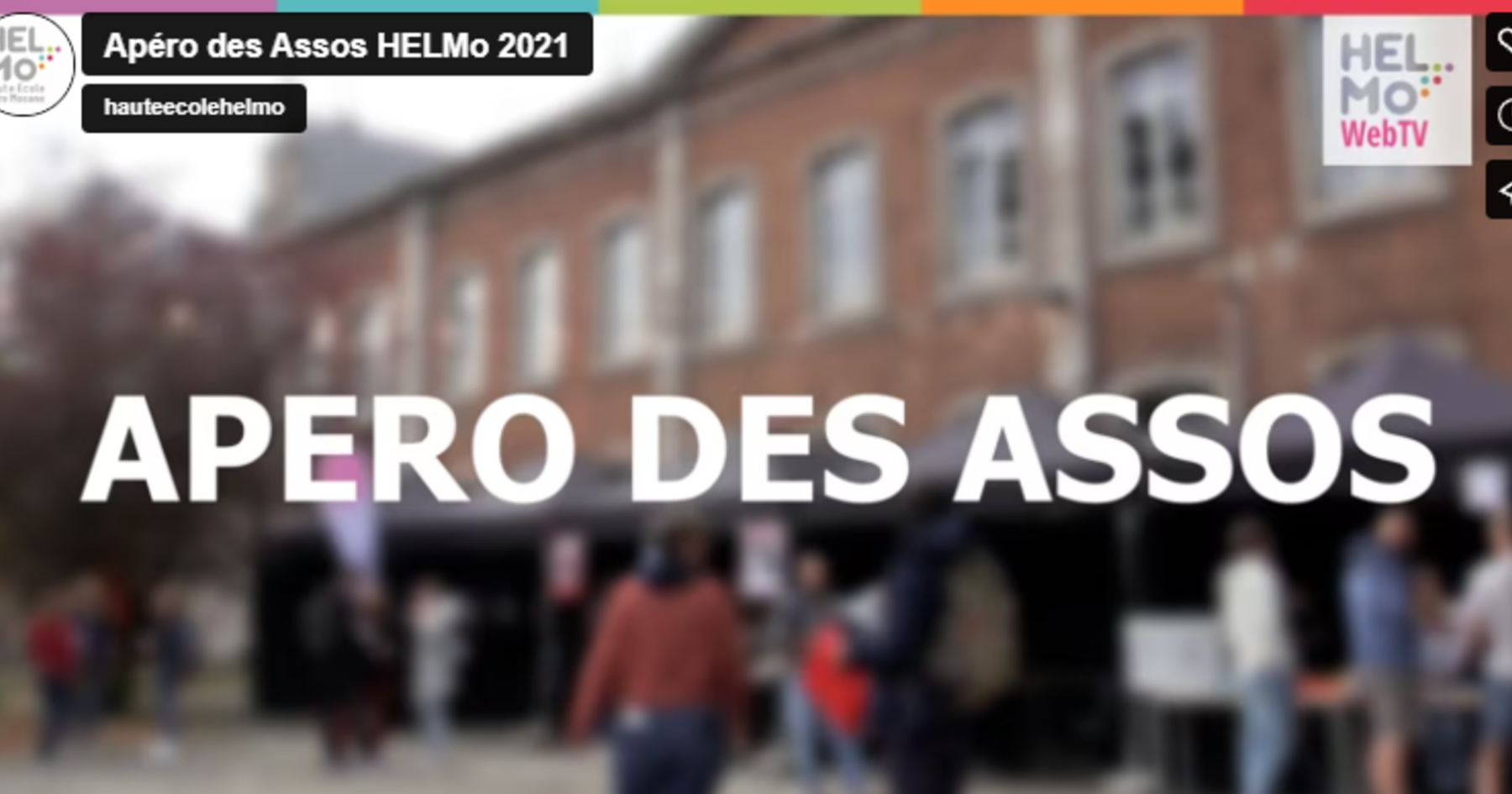 Apéro des Assos HELMo : rentrée 2021 — HELMo