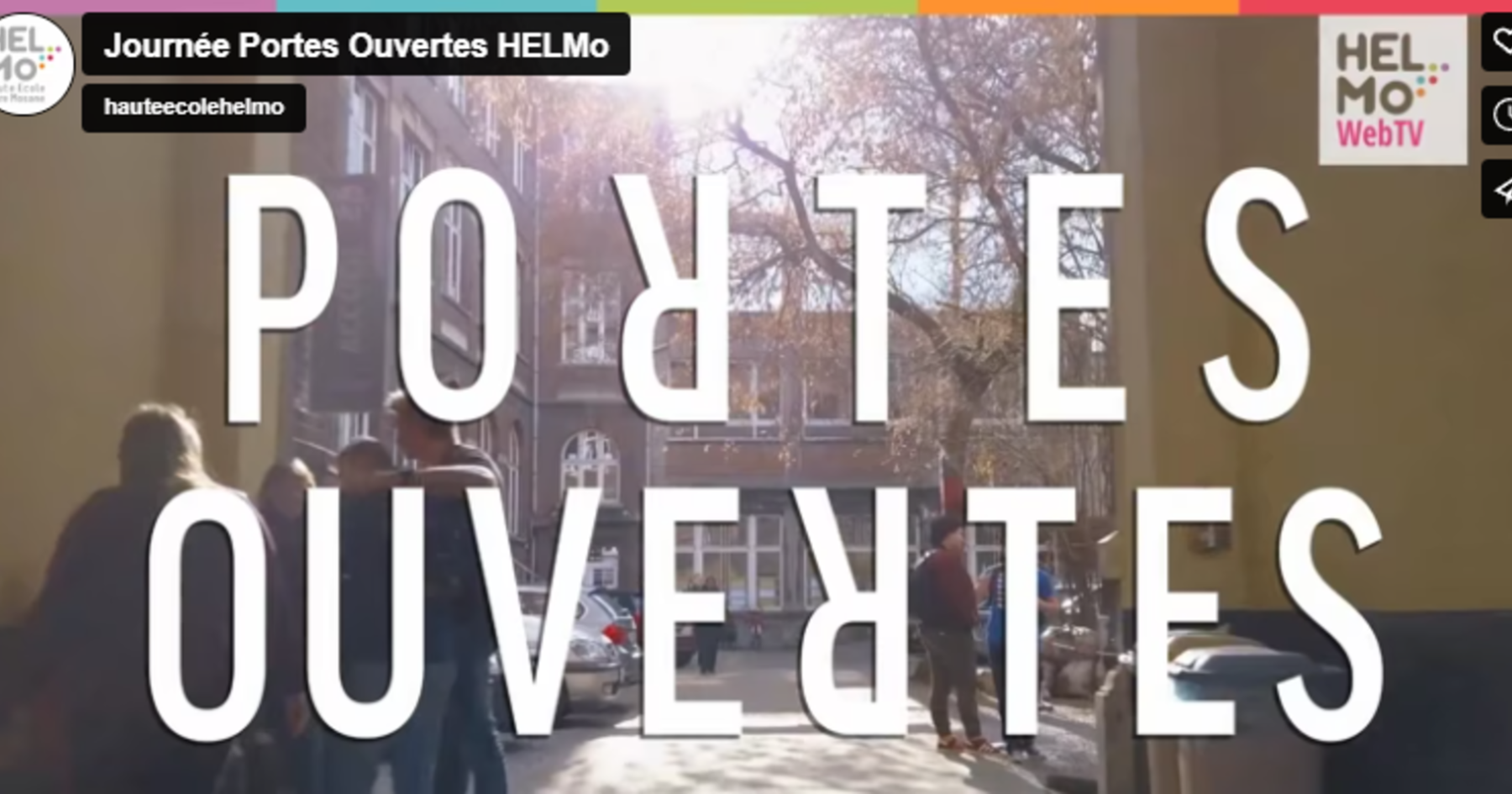 Journée portes ouvertes HELMo - 20 avril 2024 — HELMo