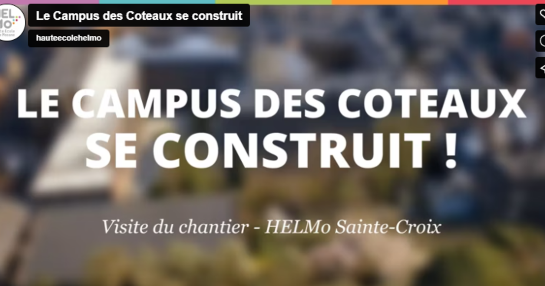 Le campus des Coteaux se construit — HELMo