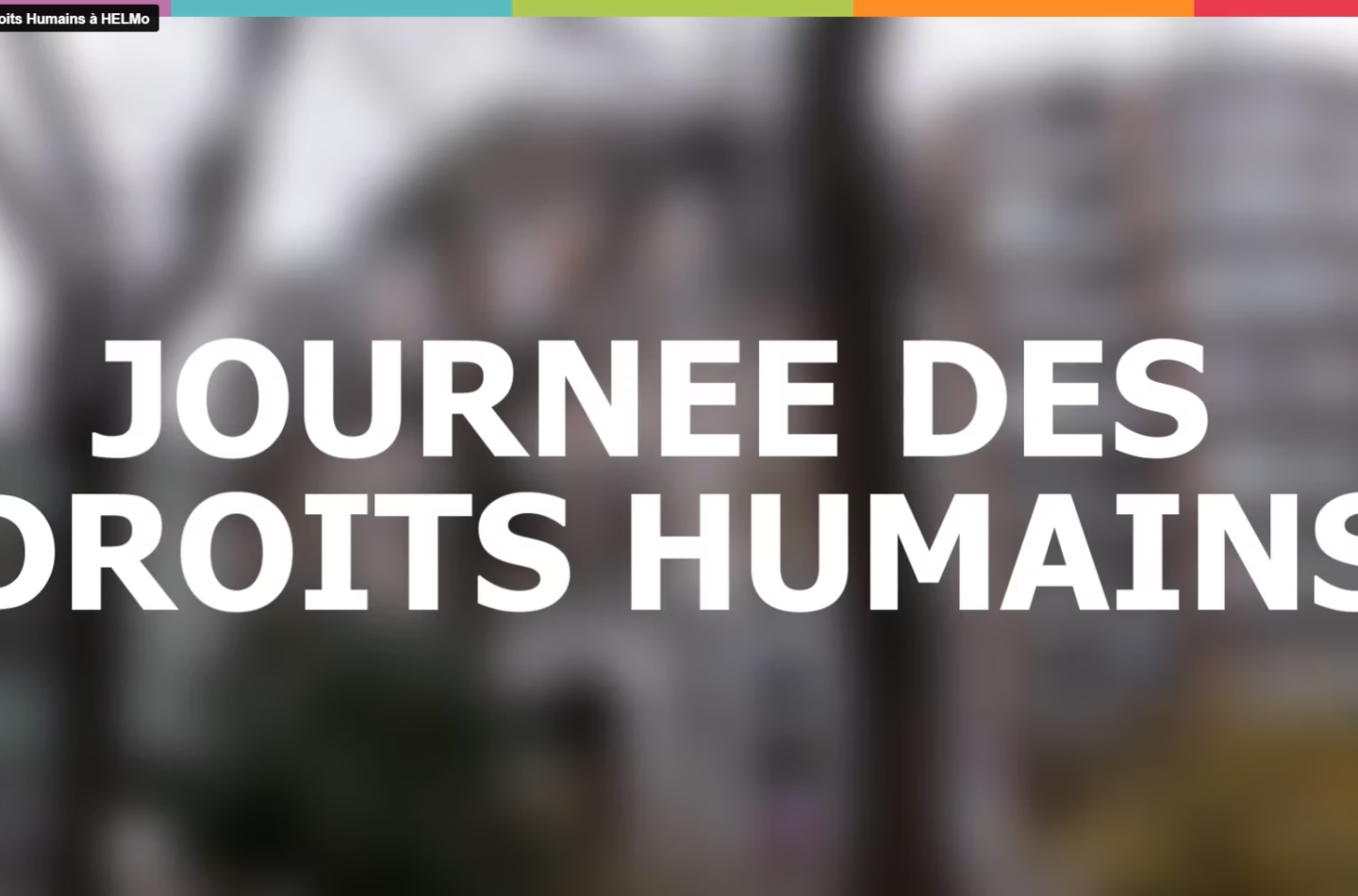 Journée des Droits Humains 2022 — HELMo