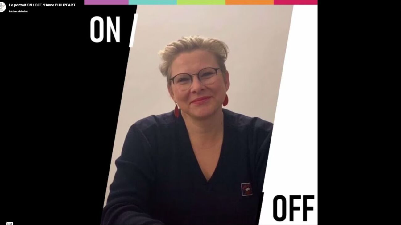 Le Portait ON / OFF d'Anne Philippart — HELMo