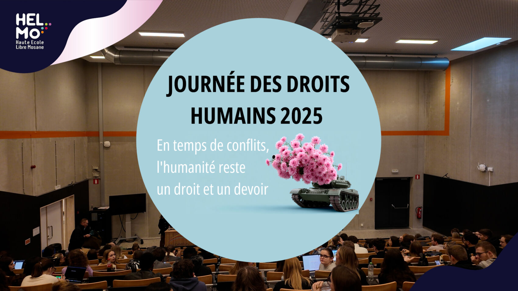 Retour sur la Journée des Droits Humains 2025 à HELMo — HELMo