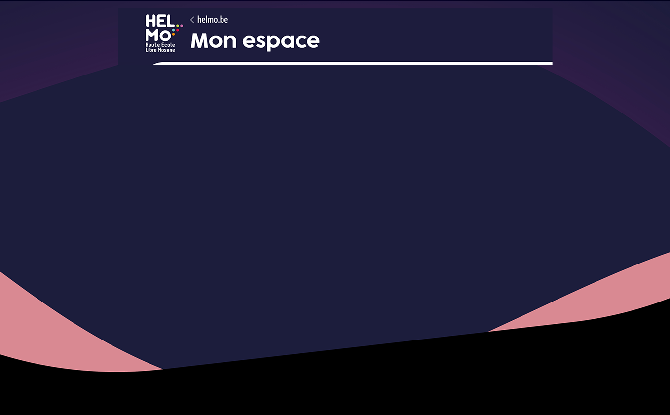 Mon espace HELMo — HELMo