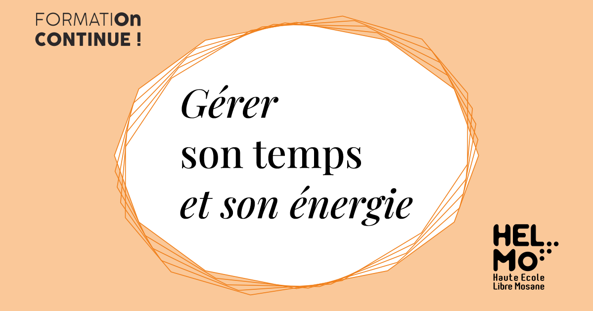 Gérer son temps et son énergie — HELMo