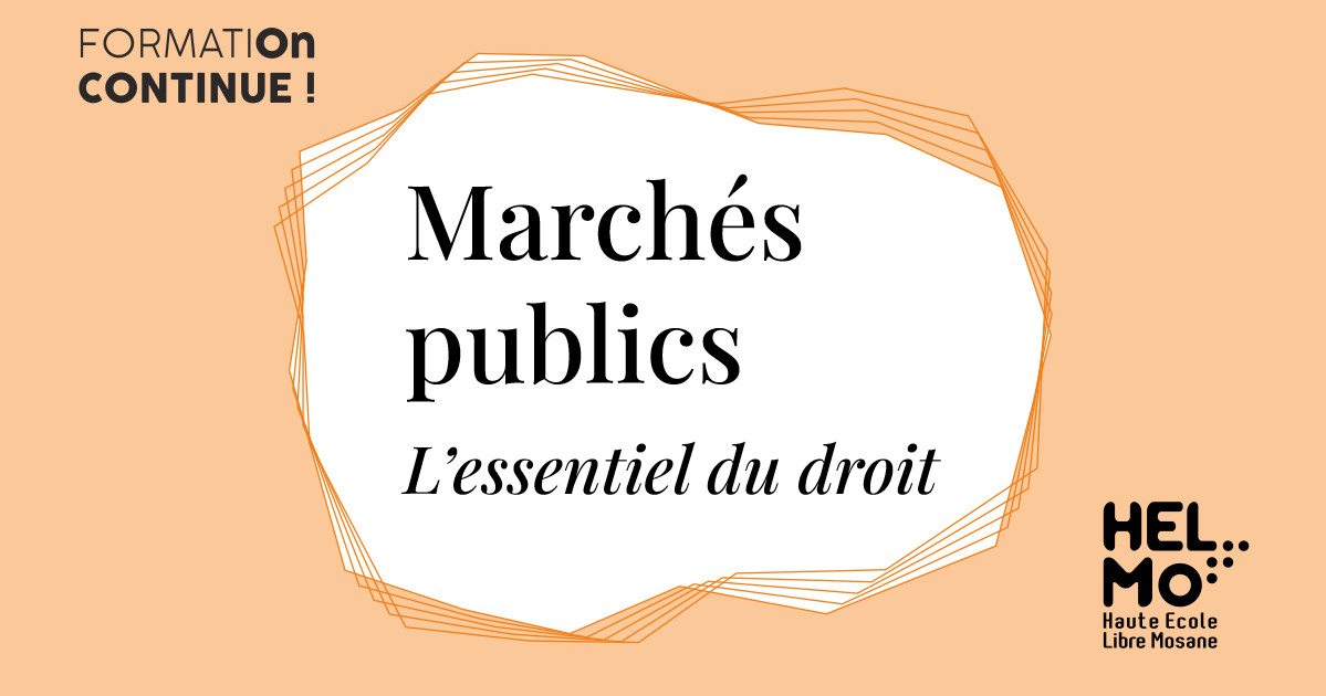 L’essentiel du droit des marchés publics — HELMo