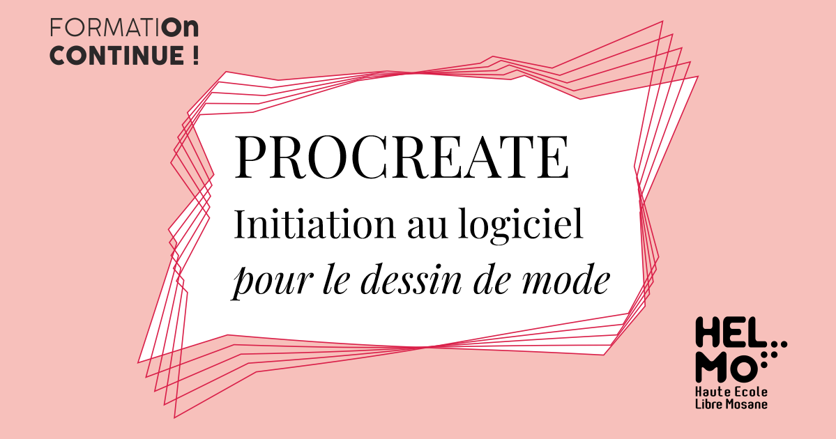 Procreate – initiation au logiciel appliqué au dessin de mode — HELMo